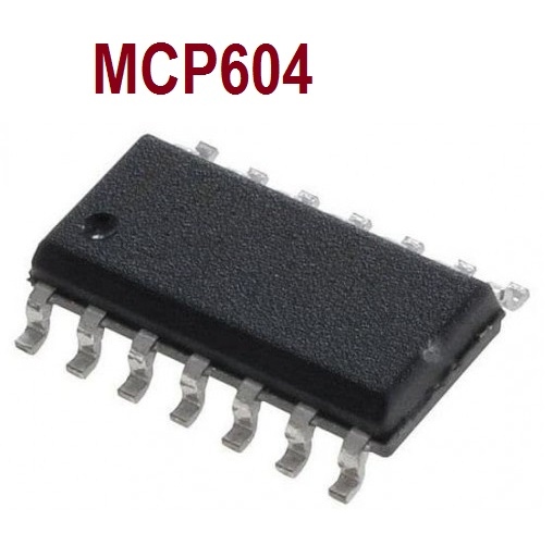 Купить в Старом Осколе MCP604 Операционный усилитель f=2.8 МГц SO-14
