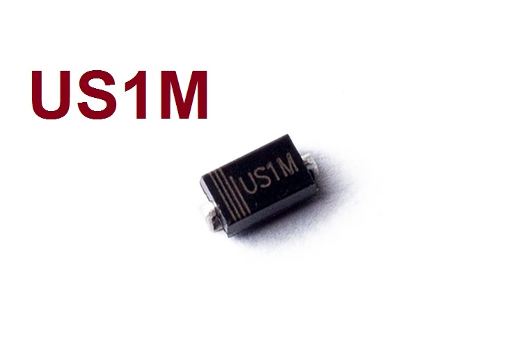 Купить US1M Ультрабыстрый диод 1А 1000В SMA DO-214AC